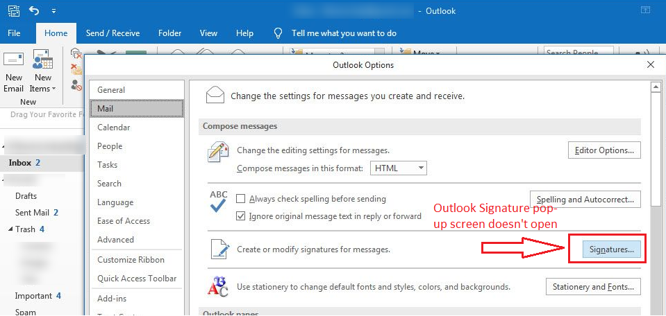 Soluci n El Bot n Firma No Funciona En Outlook 2013 2016 Reparar Info